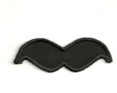 Mustache Patch Medium Custom Made - Etsy
