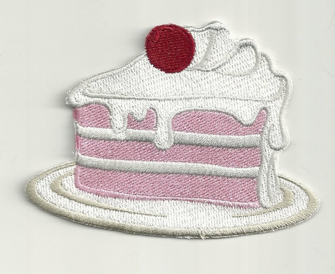 Piece of Cake Patch Any flavor Custom Made F35 - Etsy