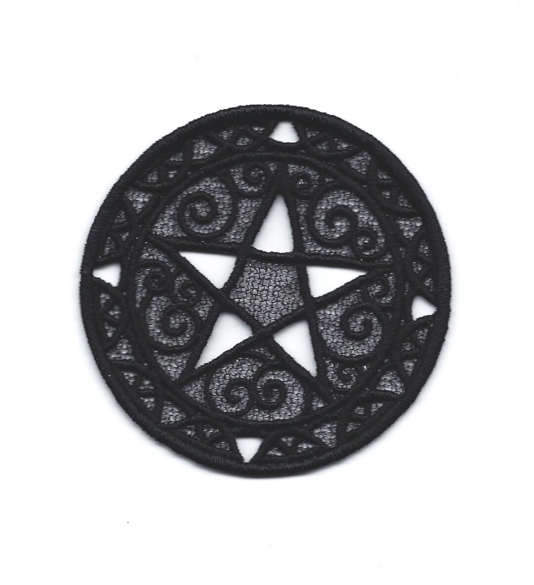 4" Pentagram Lace! Custom Made Color! - Etsy