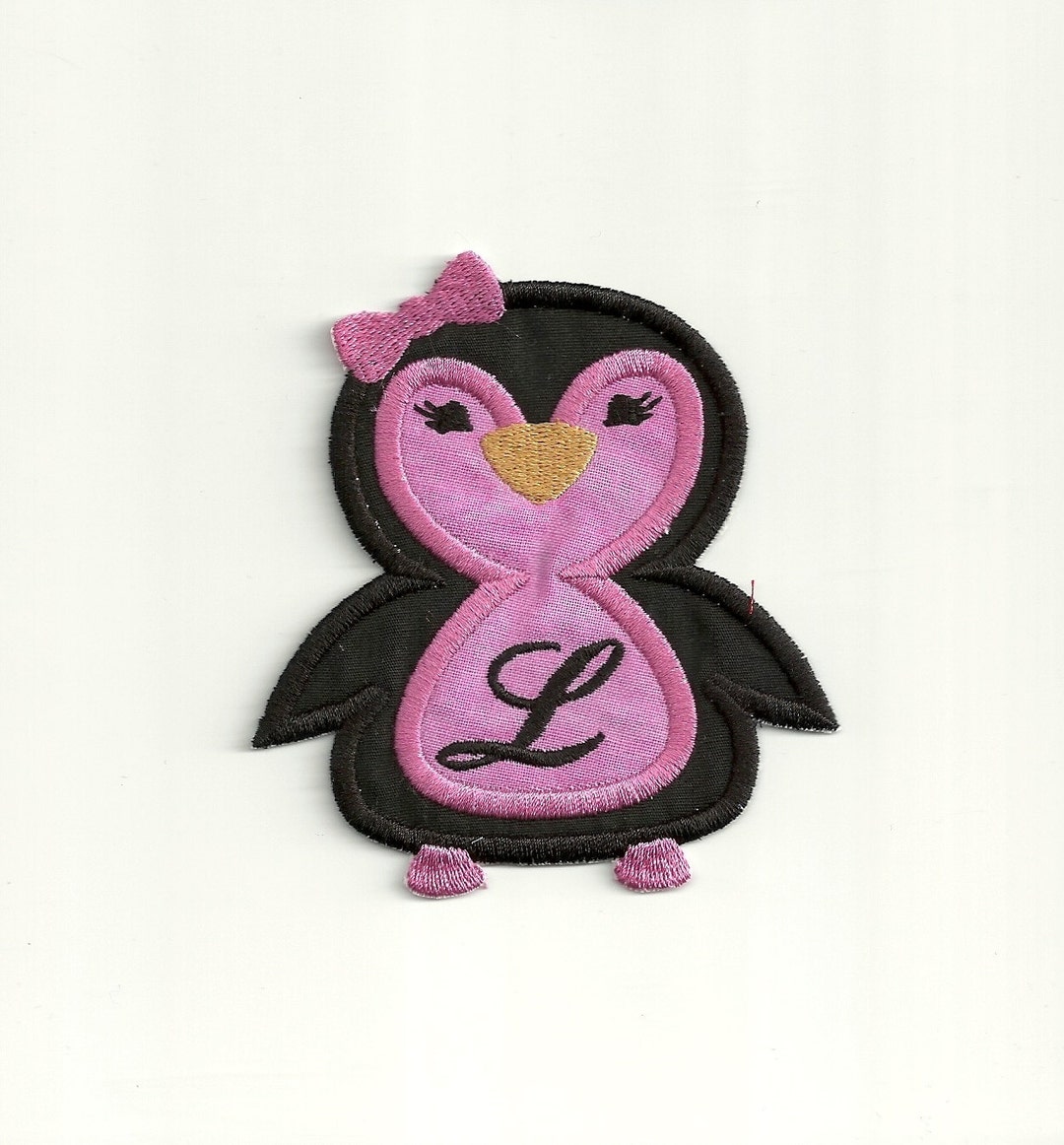 Your Initial on a Penguin Patch! Custom Made! - Etsy