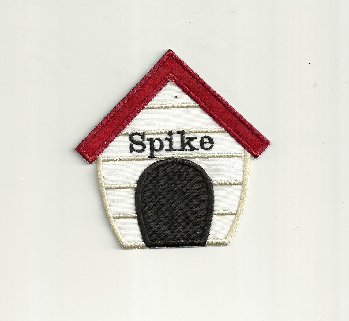 Any Name on a Dog House Patch Custom Made - Etsy