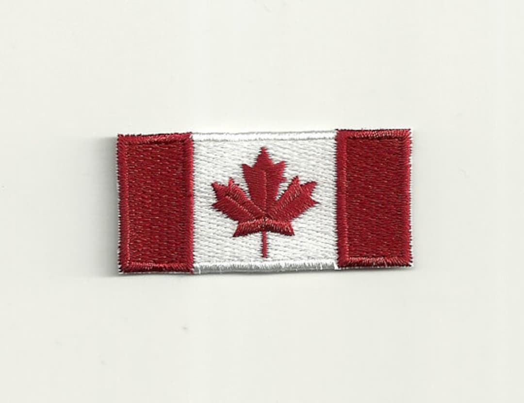 Tiny Canadian Flag Patch! Custom Made! F26 - Etsy Canada