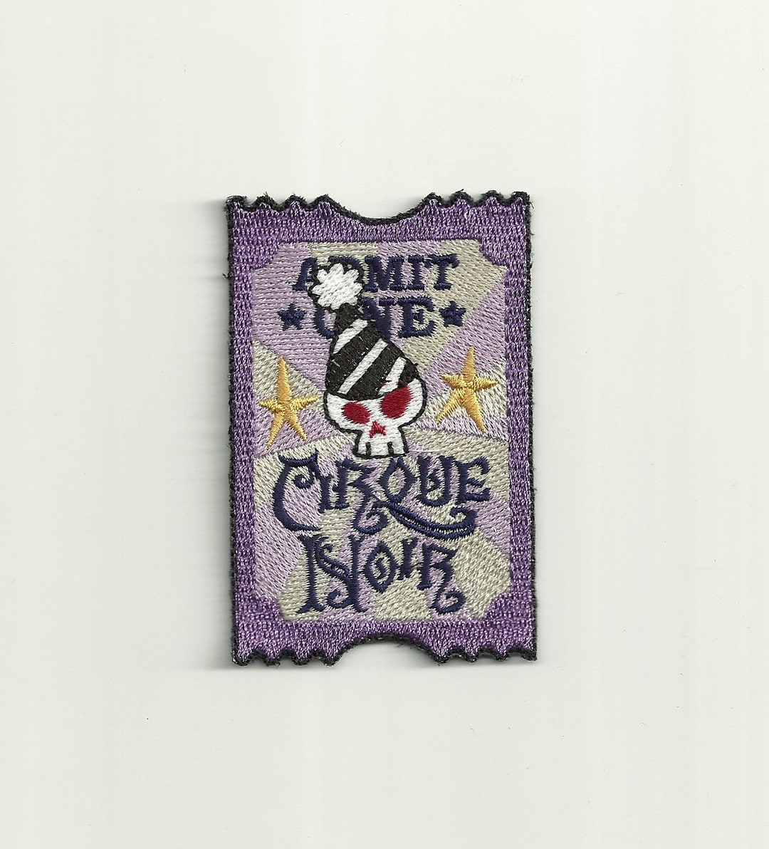 Cirque Noir, Ticket Patch! Custom Made! - Etsy