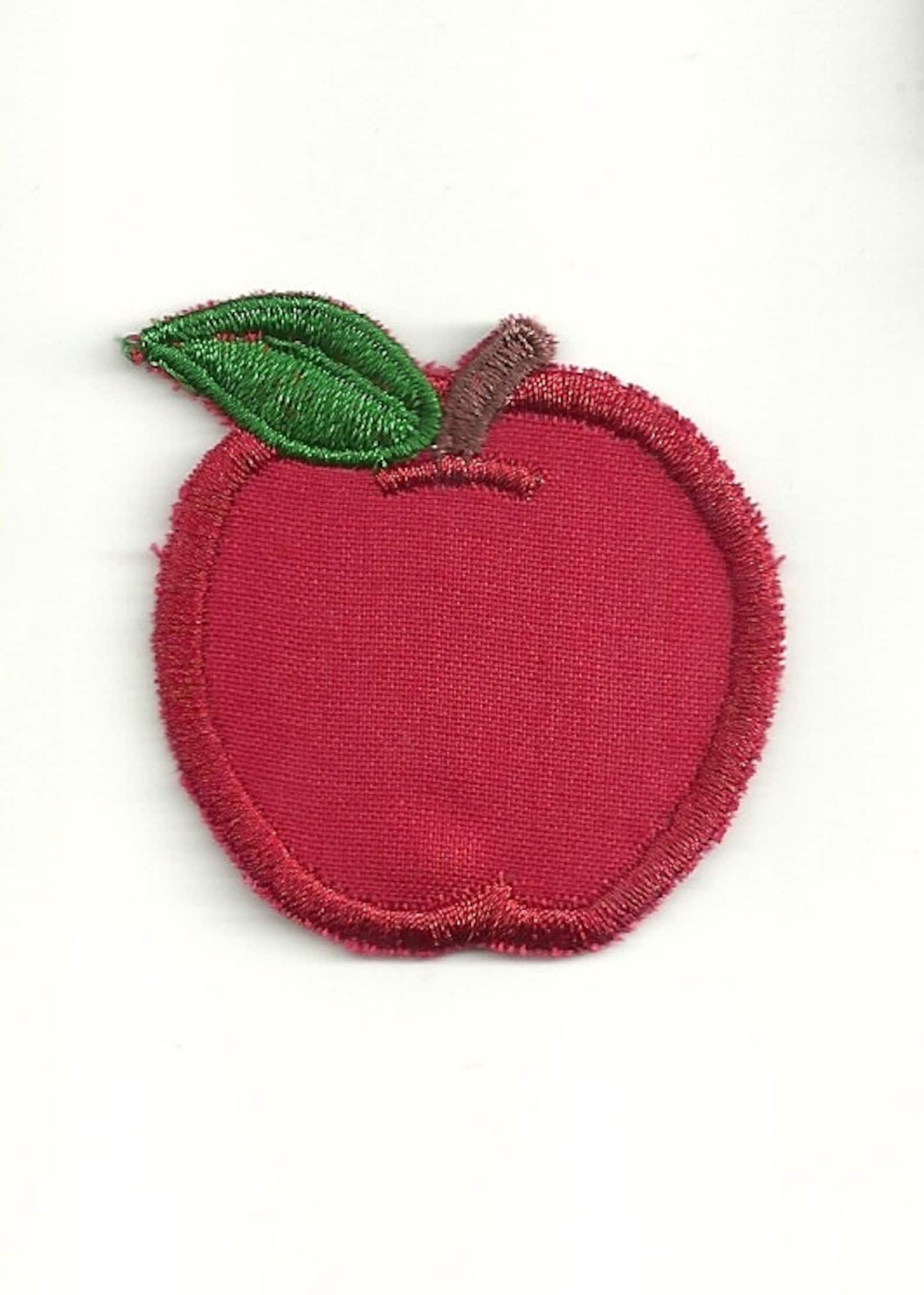 Tiny Apple Patch Custom Made | Etsy