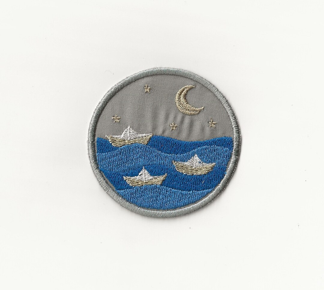 Paper Boat Race Patch! Custom Made! - Etsy