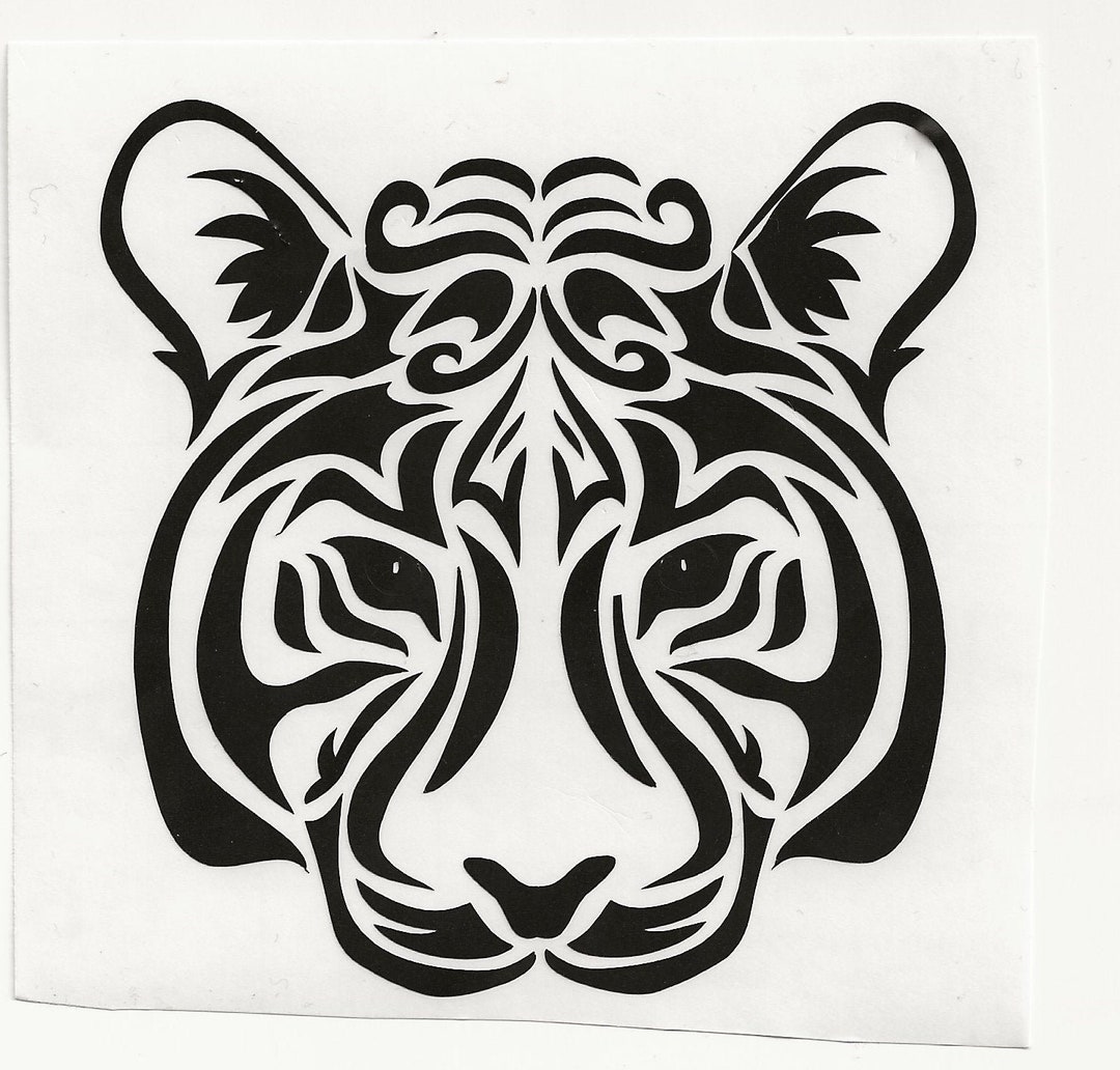 Tiger Vinyl Decal 2! Multiple Sizes Custom Made! - Etsy