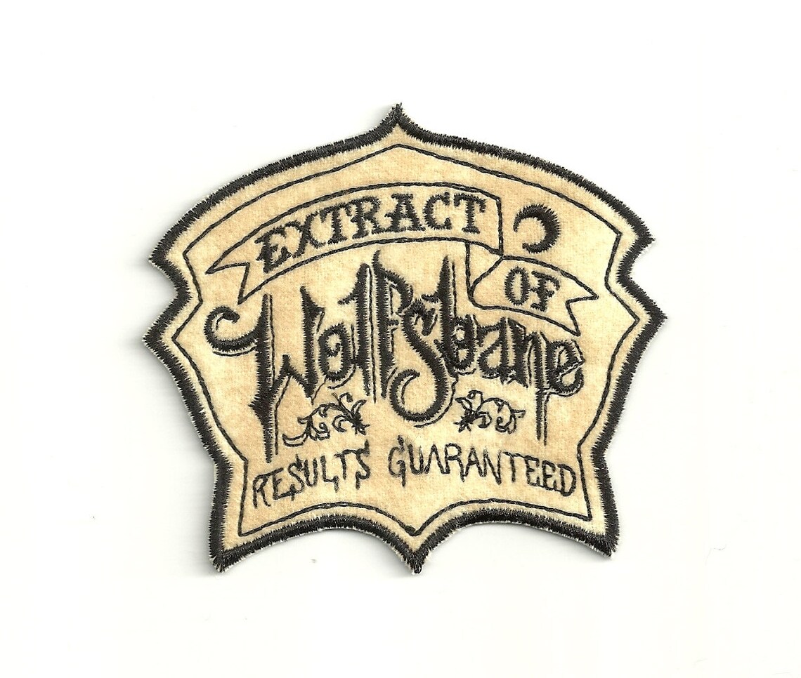 Wolfsbane Extract Label Patch Custom Made - Etsy