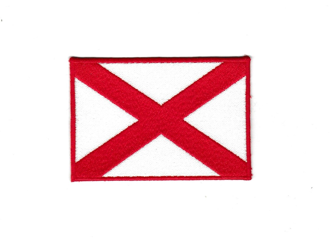 Alabama State Flag Patch Custom Made! - Etsy