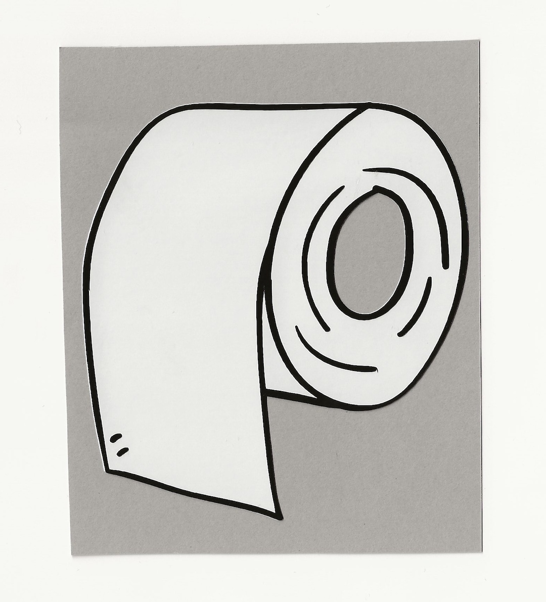 Toilet Paper Vinyl Decal 3! Multiple Sizes Custom Made! - Etsy