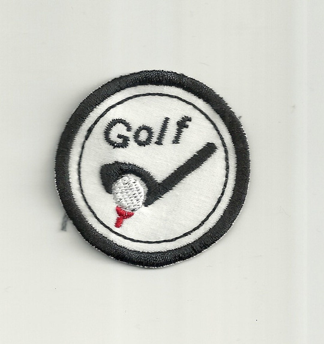 2" Golf Merit Badge, Patch! Any Color Combo! Custom Made! - Etsy