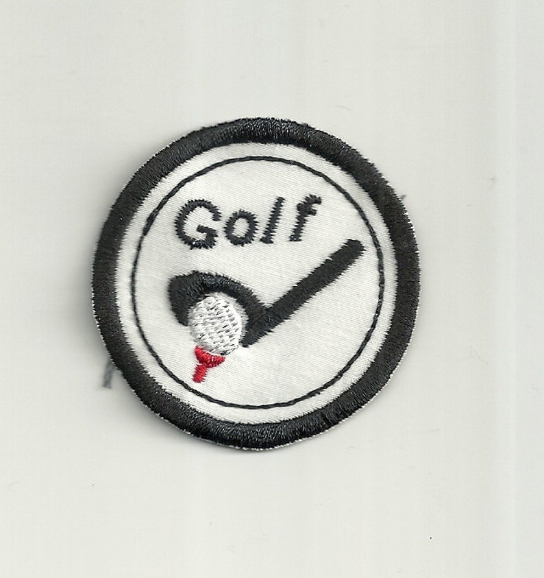 2" Golf Merit Badge, Patch! Any Color Combo! Custom Made! - Etsy