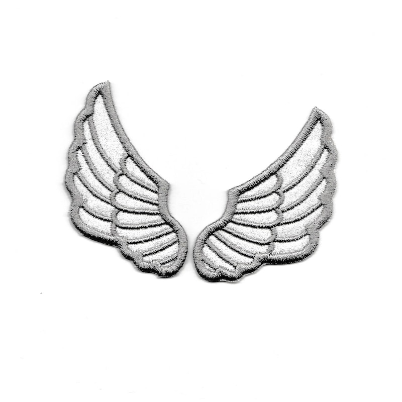 Embroidered Angel Wing Patch - Etsy