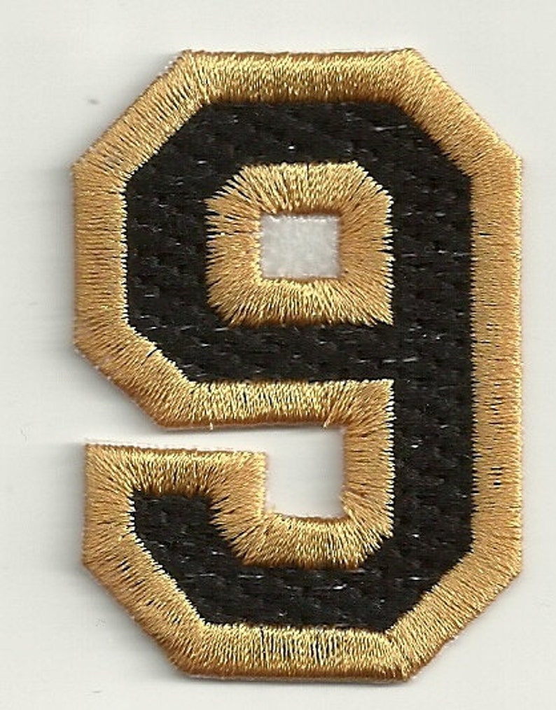 7" Varsity Number Patch, Any Color Combo, Large Custom Made! - Etsy