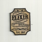 Apothecary, Elixir, Patch Custom Made - Etsy