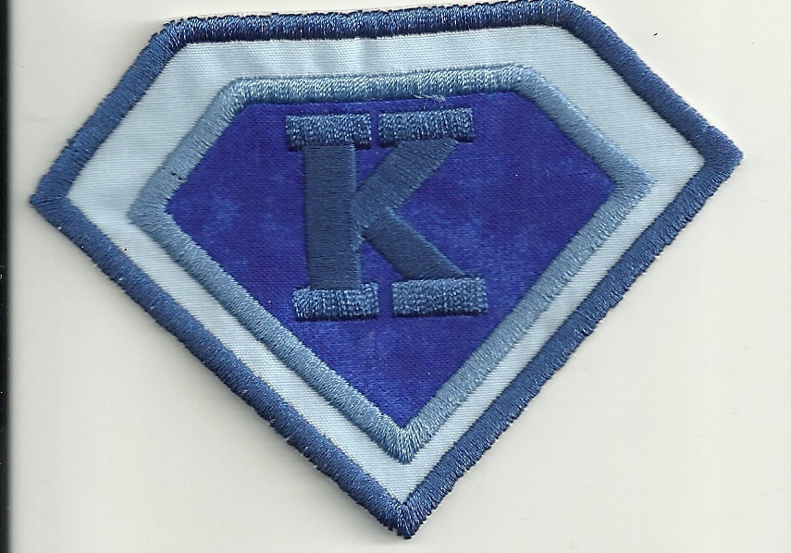 Your Initial on a Superhero Crest Any Color Custom Made | Etsy