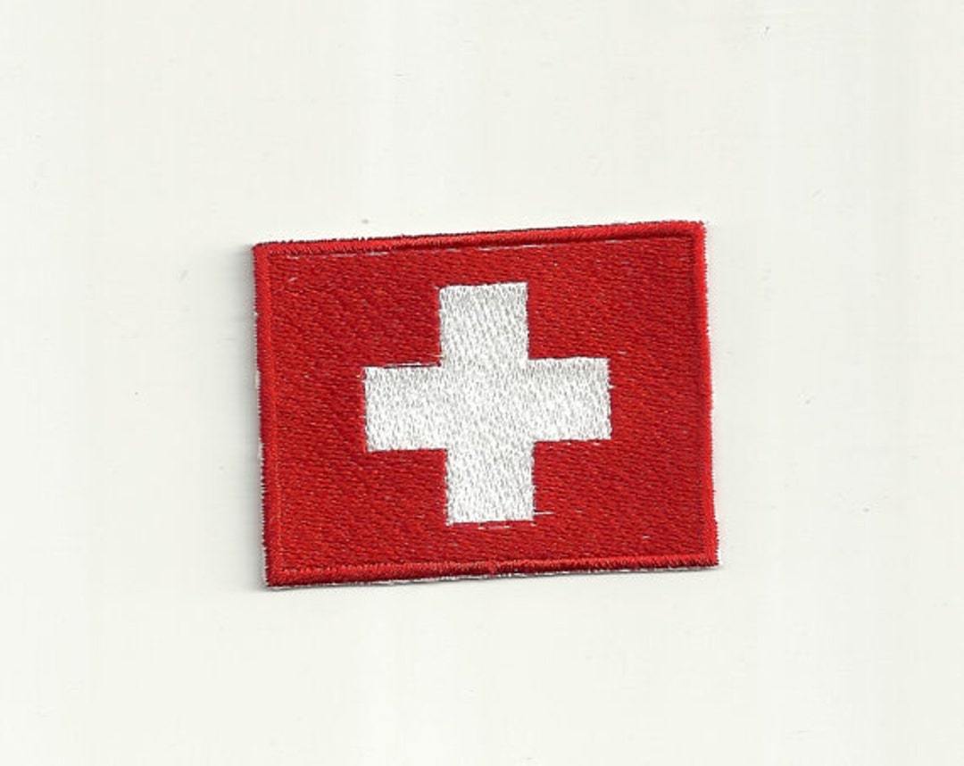 Swiss Flag Patch Custom Made F27 - Etsy Hong Kong