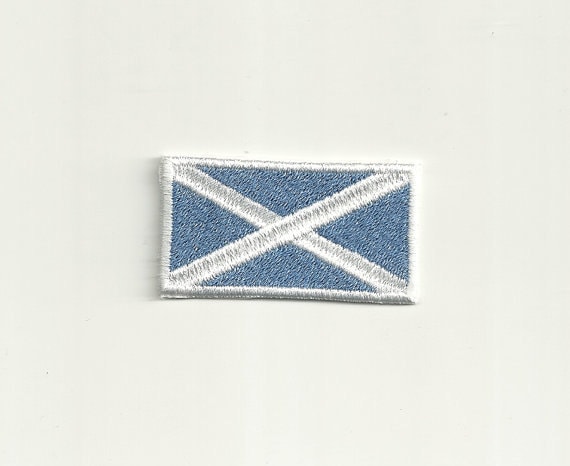 Tiny Scottish Flag Patch Custom Made - Etsy