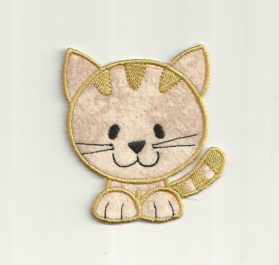 Tabby Kitten Patch, Custom Made Any Color! - Etsy