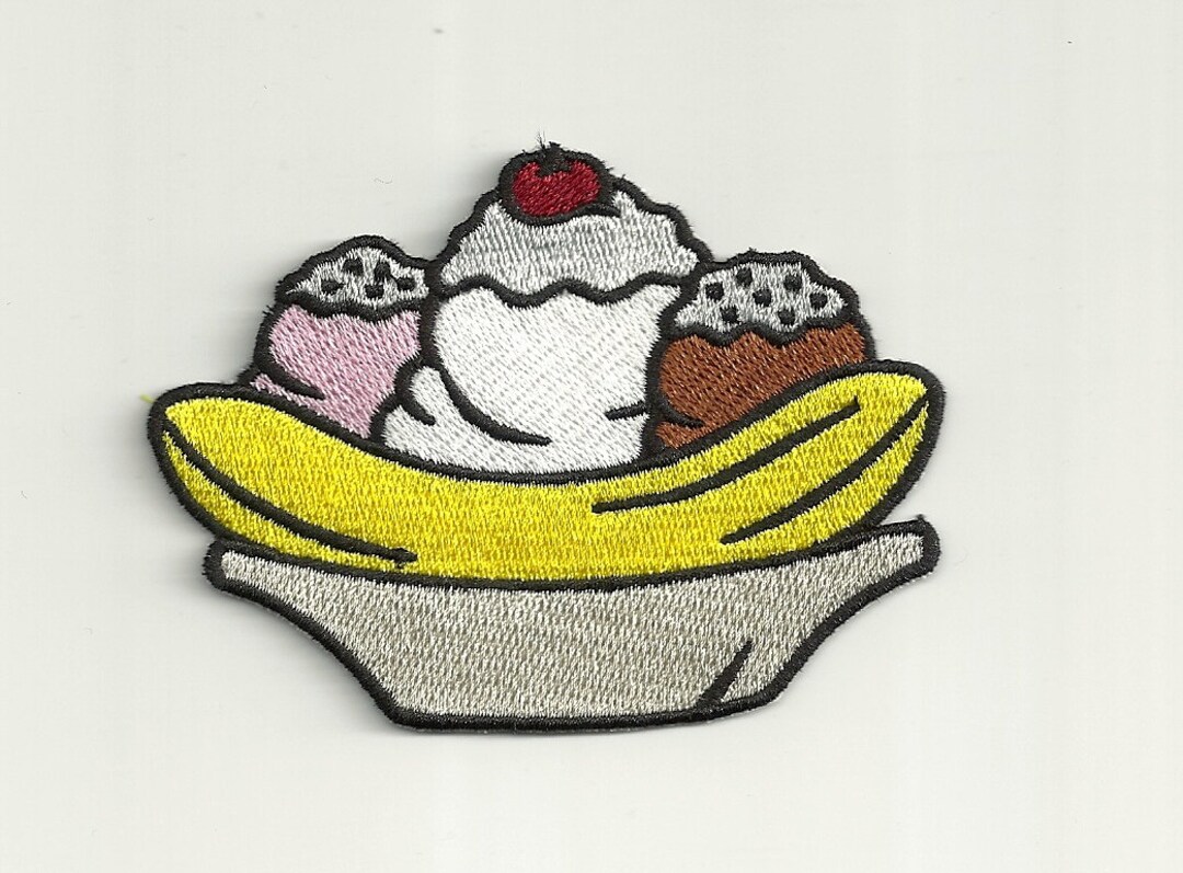Banana Split Patch! Custom Made! - Etsy