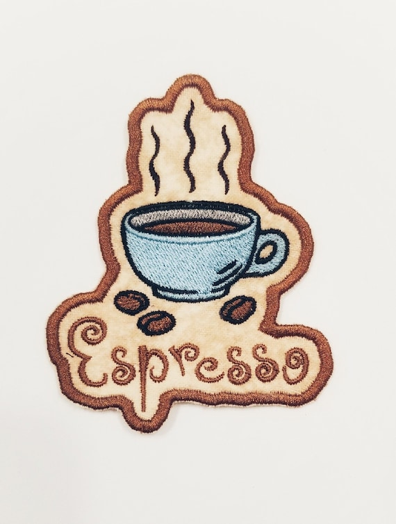 Espresso Cafe Custom Made Patch | Etsy