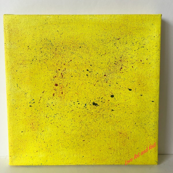 Yellow Painting - Etsy