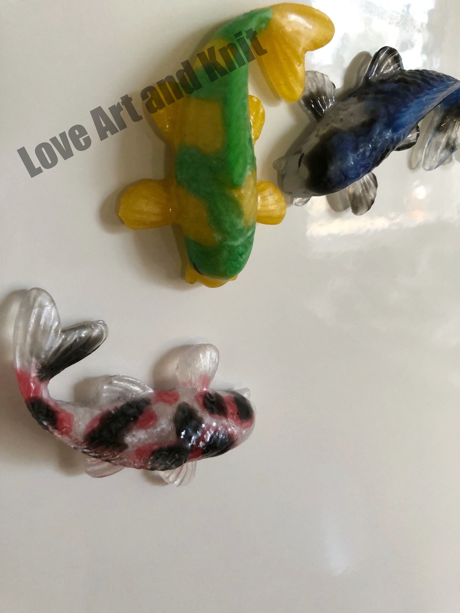 Fridge Magnets Koi Fish Decorative Magnets - Etsy