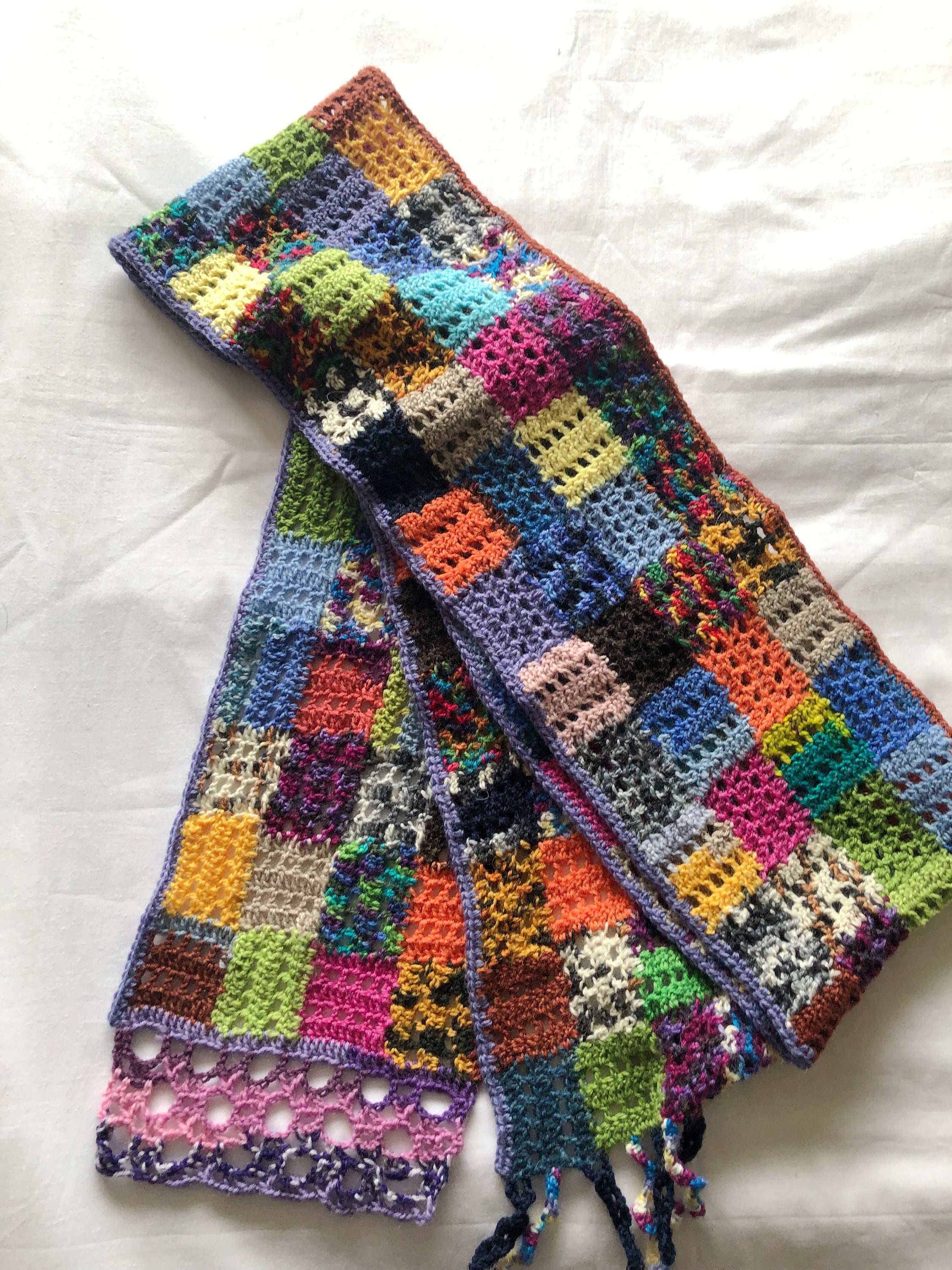 Boho Scarf Colourful Scarf - Etsy