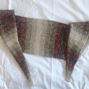 Icelandic Wool and Einband Scarf, Warm and Colourful Scarf - Etsy