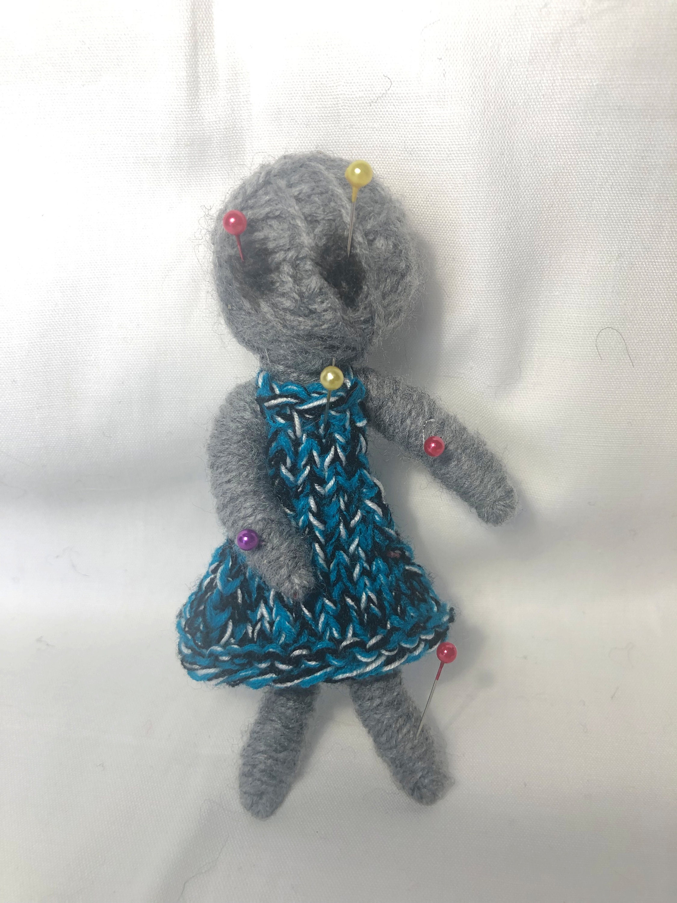 Voodoo Doll, Halloween Decoration, Yarn Doll - Etsy
