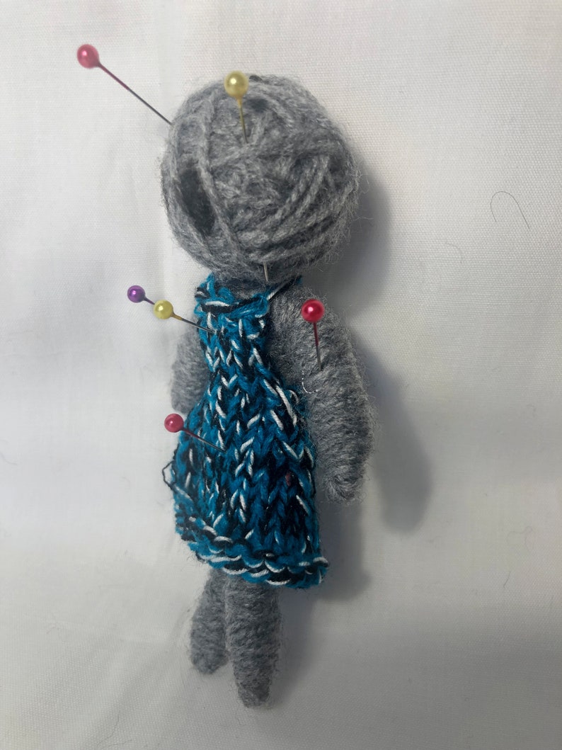 Voodoo Doll, Halloween Decoration, Yarn Doll - Etsy