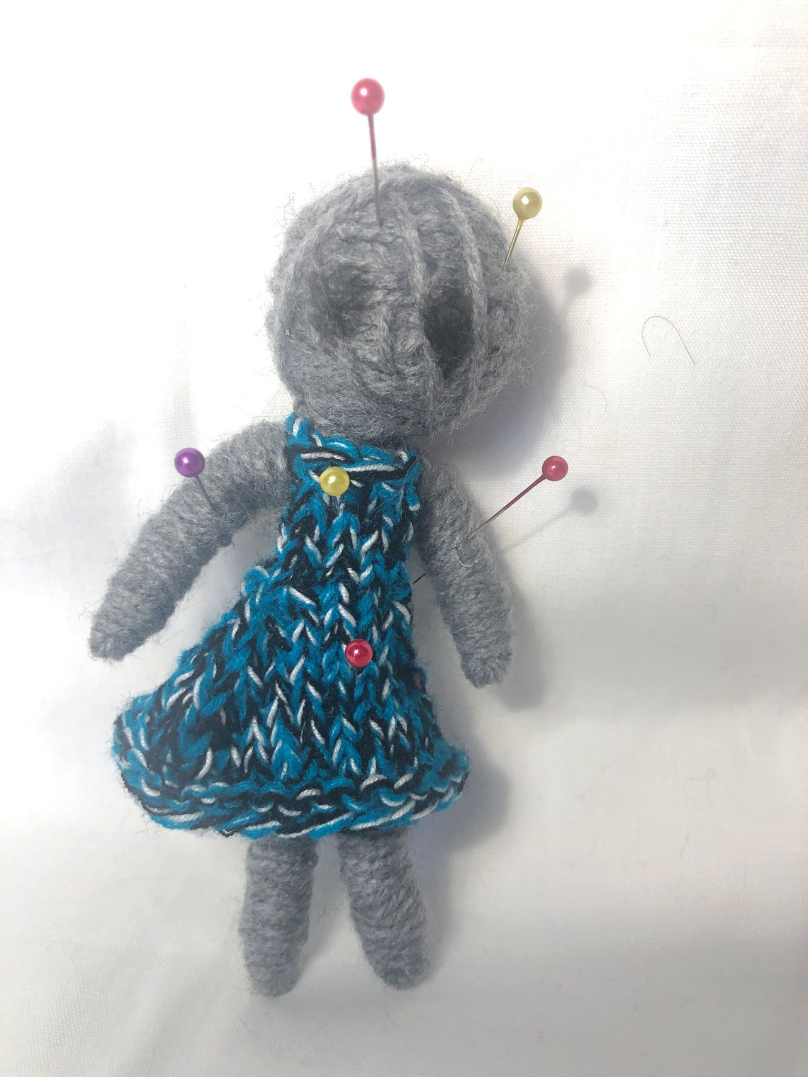 Voodoo Doll Halloween Decoration Yarn Doll - Etsy