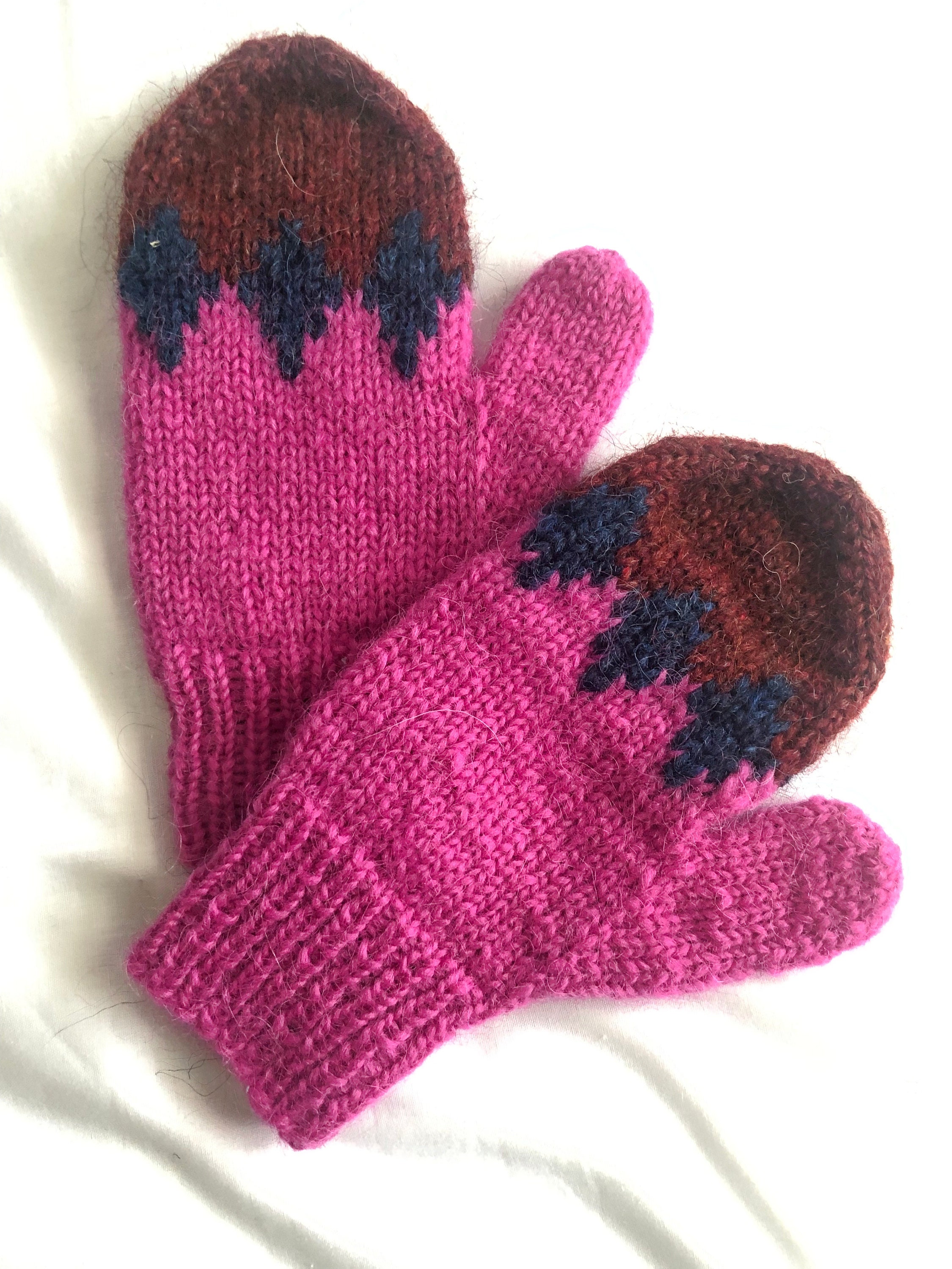 Wool Mittens, Icelandic Wool Mittens - Etsy