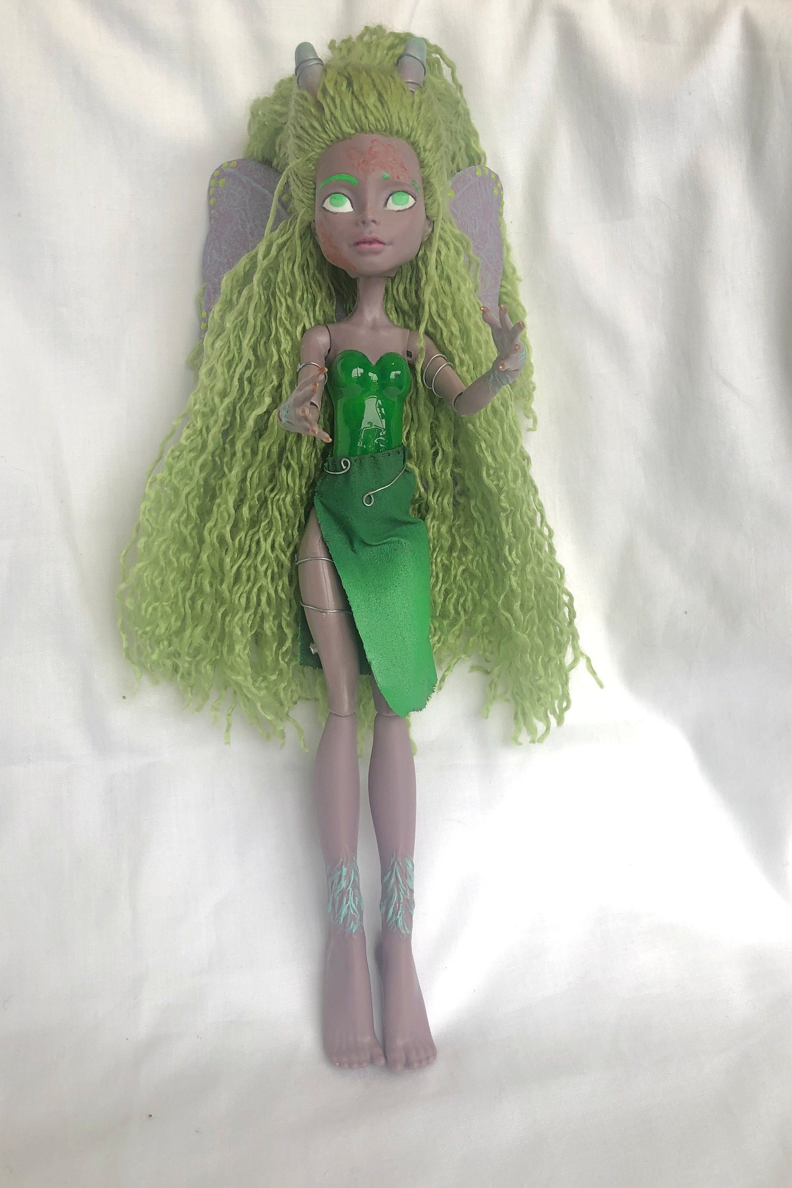 Butterfly Figurine Altered Monster High Butterfly - Etsy