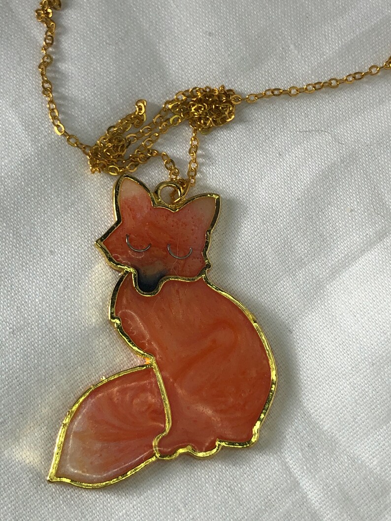 Jewellery for Her Resin Jewellery Resin Fox - Etsy