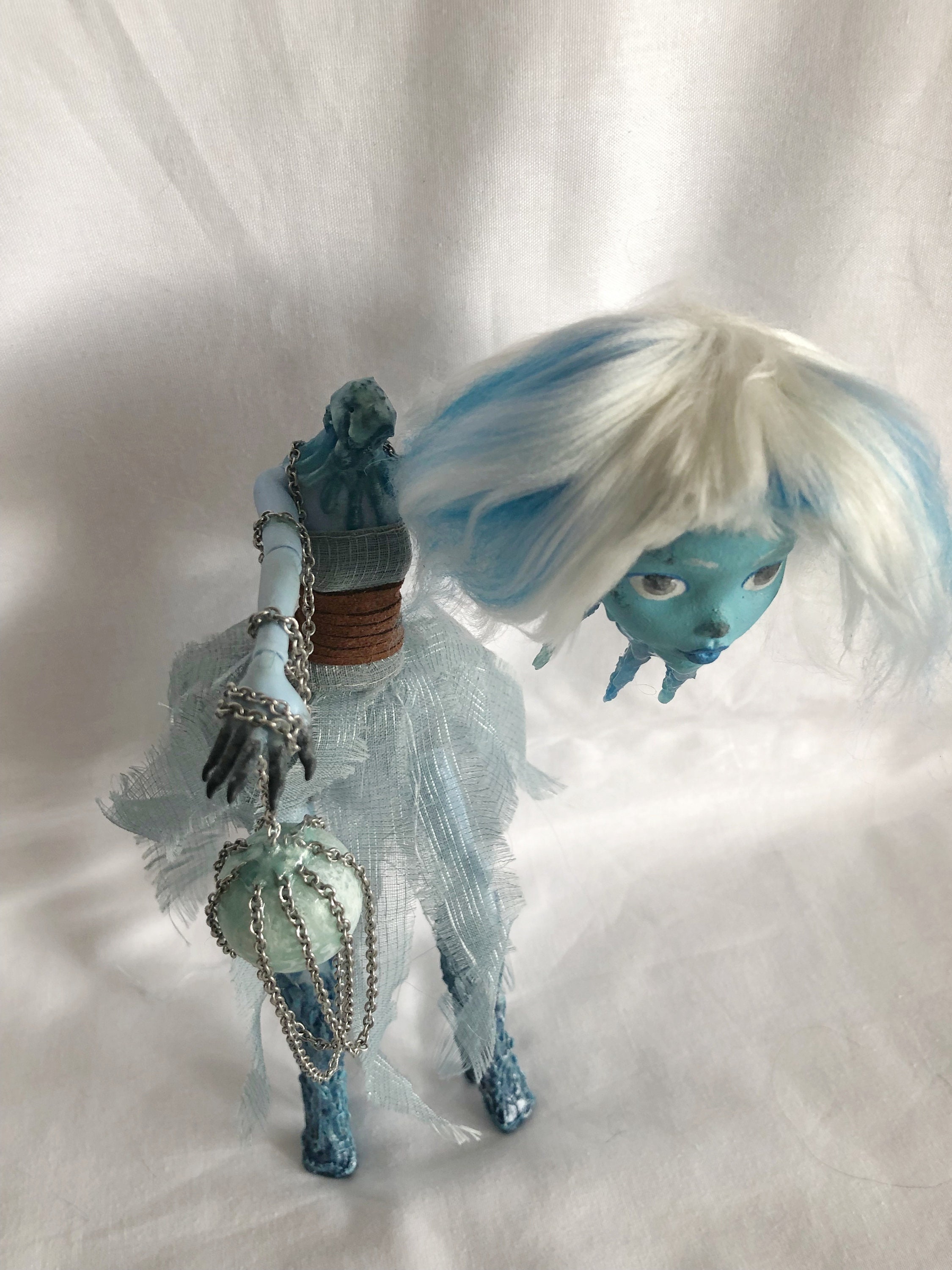 Figurine, Altered Doll, Doll Repaint - Etsy