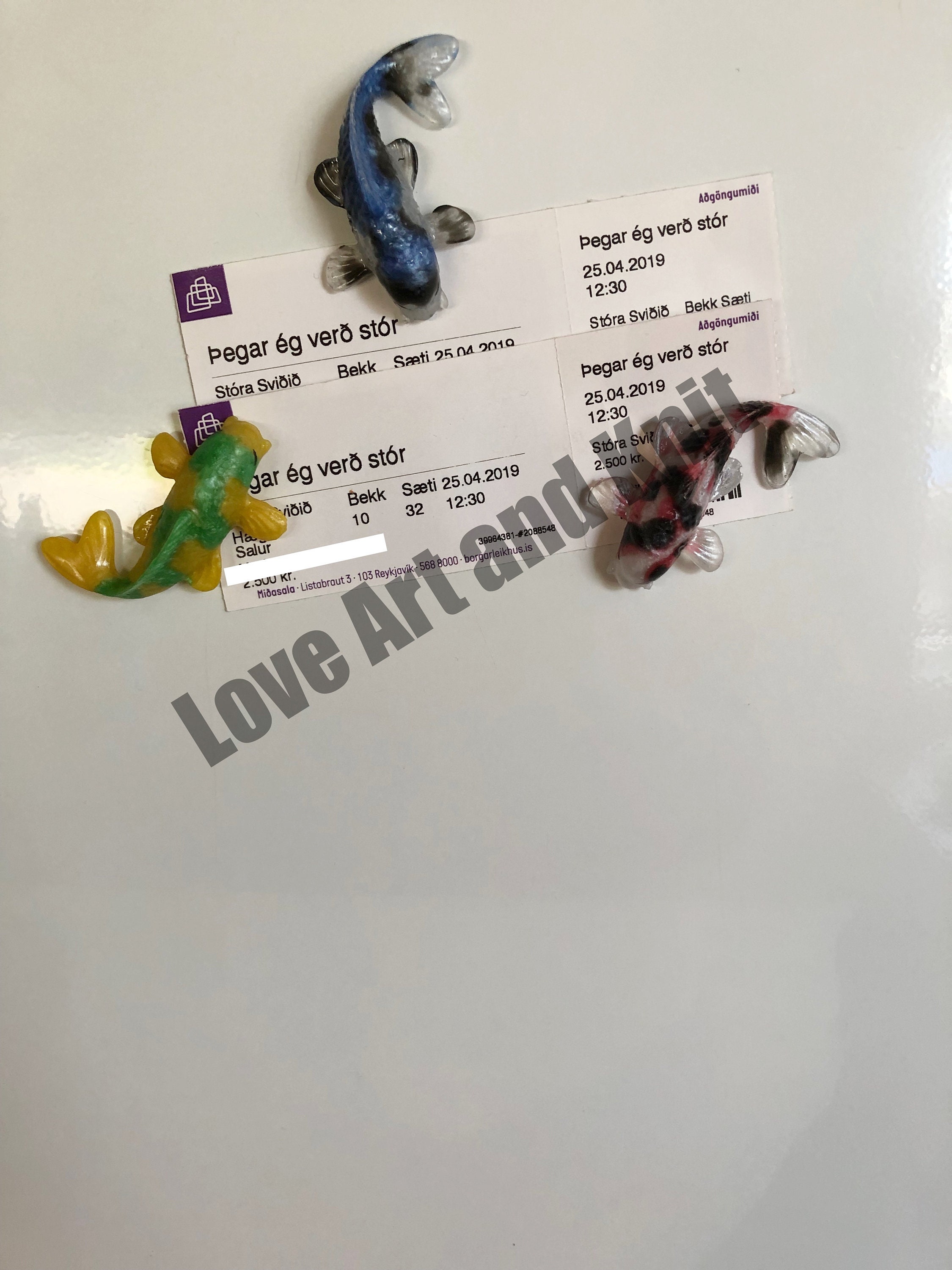 Fridge Magnets Koi Fish Decorative Magnets - Etsy