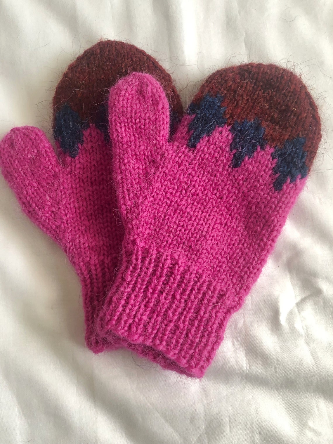 Wool Mittens, Icelandic Wool Mittens - Etsy