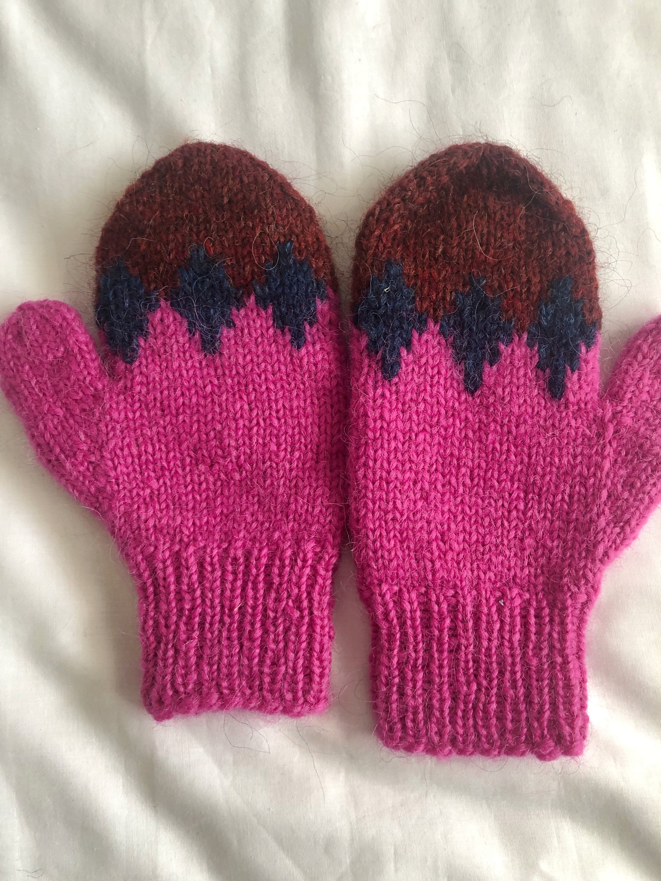 Wool Mittens, Icelandic Wool Mittens - Etsy