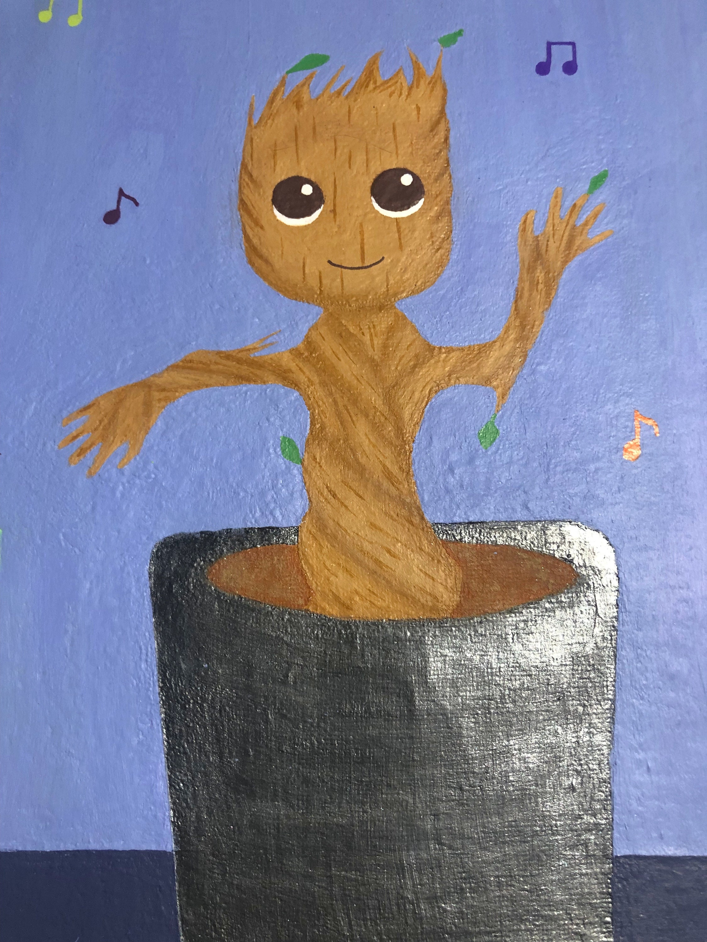 Canvas, Art, Acrylic, Painting, Original, Size 24-30cm, Groot, Wall ...