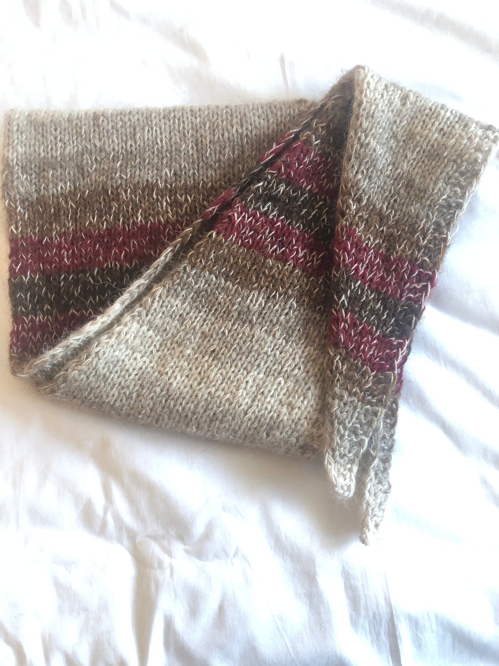 Icelandic Wool and Einband Scarf, Warm and Colourful Scarf - Etsy