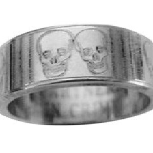 Biker Wedding Rings - Etsy
