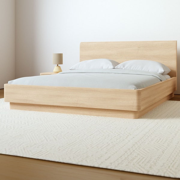 Curved Wood Bed Frame - Etsy