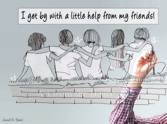 Friendship Drawings Quotes