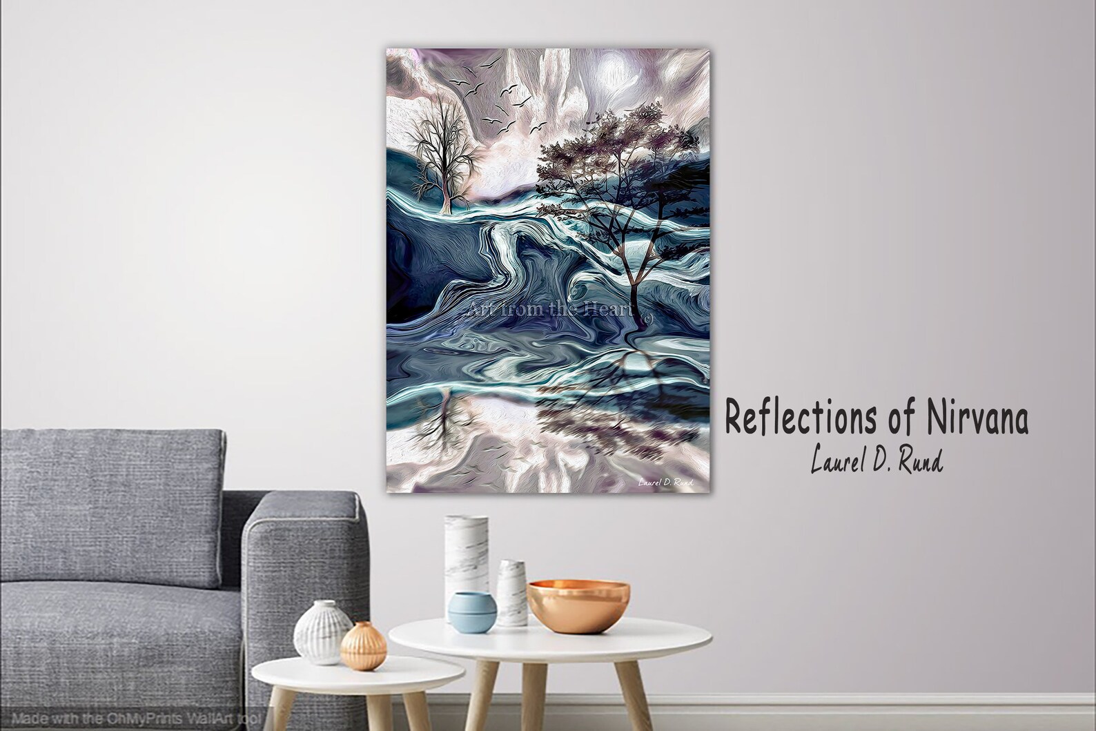 REFLECTIONS WALL ART Abstract Wall Art Art Lover Gift - Etsy