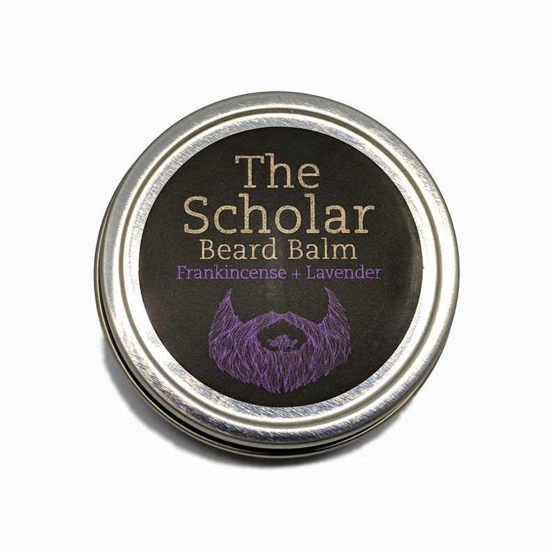 The Scholar Beard Balm Frankincense Lavender. All natural | Etsy