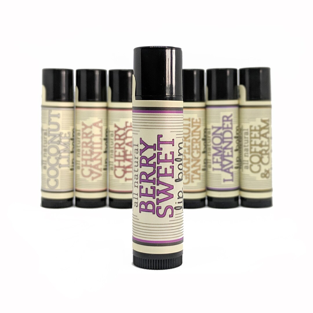 Berry Sweet Lip Balm - All Natural, Handmade, Natural Flavors of Cherry ...
