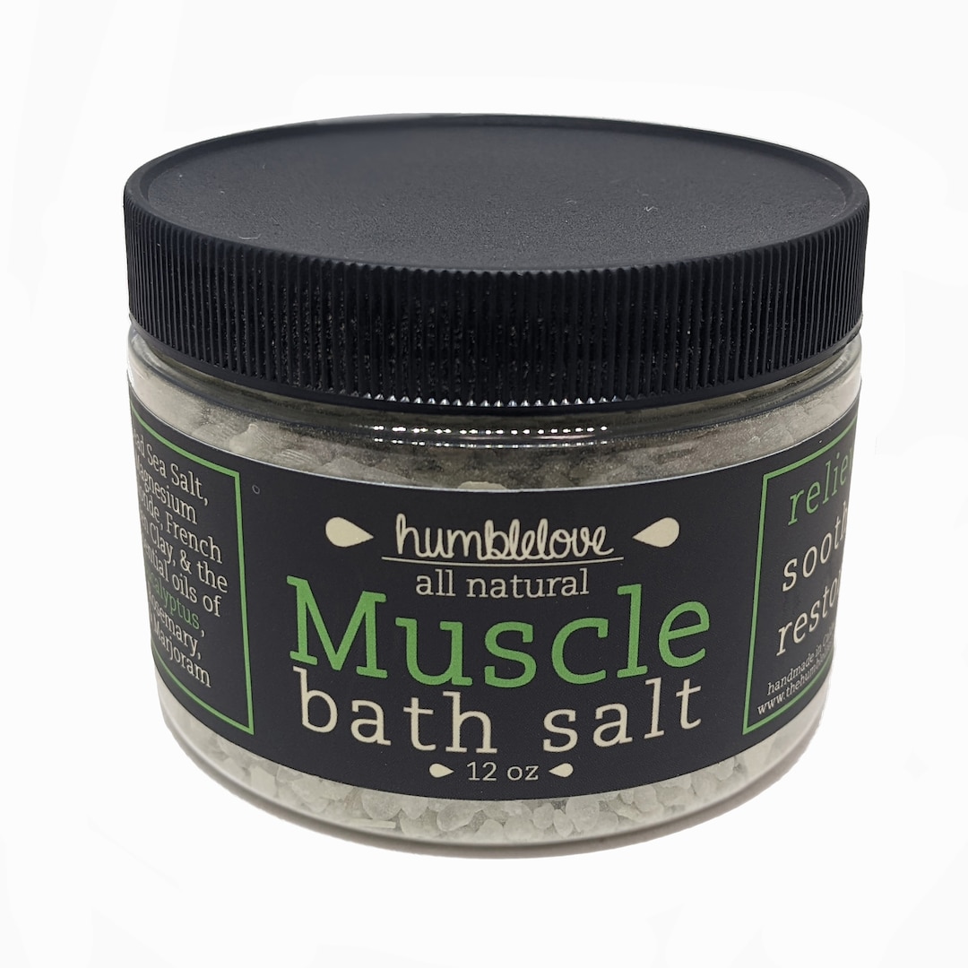 Muscle Bath Salt All-natural Essential Oil Based Bath Salt to Help ...