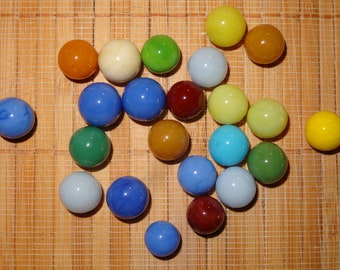 Solid color marbles | Etsy