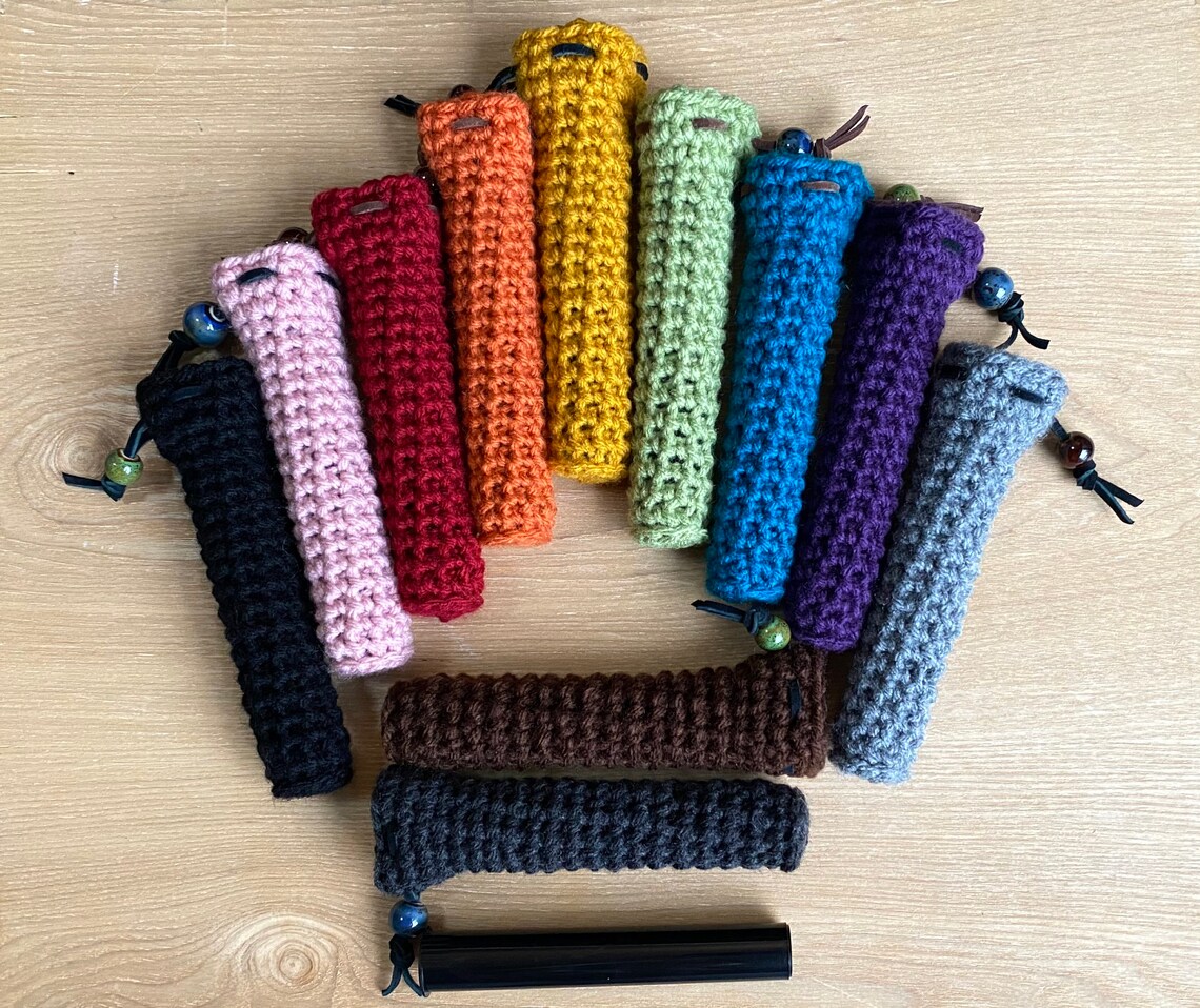 Discrete Doob Tube Joint Holder Crochet Joint or Blunt - Etsy