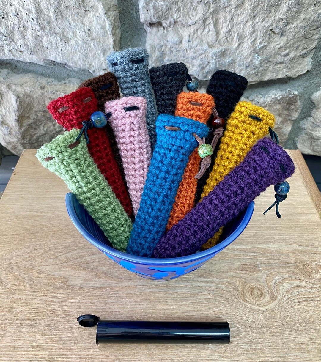 Discrete Doob Tube | Joint Holder | Crochet Joint or Blunt Case - Etsy